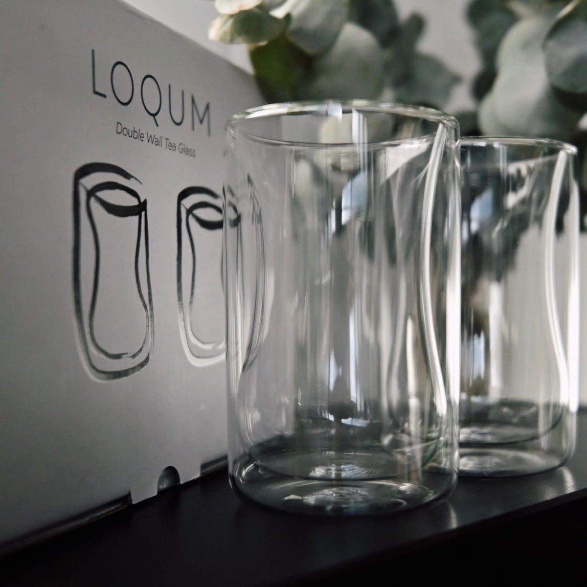 Loqum double wall tea glass – Cush and Coosh